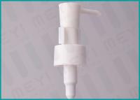 China Non Spill 24/410 White Lotion Pump Dispenser For Remover Products / Nail Polish for sale