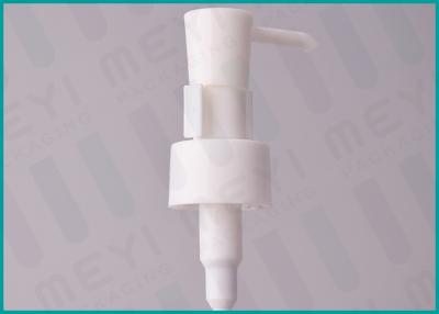 China Non Spill 24/410 White Lotion Pump Dispenser For Remover Products / Nail Polish for sale