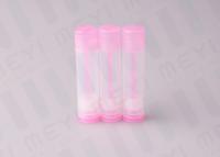 China Pink 5g  Lip Balm Tubes / Plastic Lip Gloss Tubes BPA Free And Clean for sale