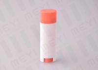 China 4.5g Colorful Plastic Oval Lip Balm Tubes Easy To Fulfill Lip Balm In for sale