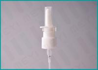 China Ribbed Closure 20/410 Nasal Spray Pump , Plastic Hand Nasal Mist Spray Pump for sale