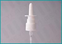 China Ribbed Closure 20/410 Nasal Spray Pump , Plastic Hand Nasal Mist Spray Pump for sale