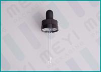 China 20/400 Child Resistant Glass Pipette Dropper Ribbed PP Plastic For E-Juice Bottle for sale