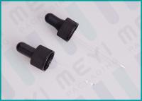 China 20/410 Ribbed PP Plastic Glass Dropper Bottles Caps For Essential Oil Bottles for sale