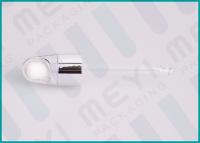 China 18/410 Glass Dropper Bottles Dropper With ABS Material UV Shiny Silver / Gold Cap for sale