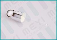 China 18/410 Glass Dropper Bottles Dropper With ABS Material UV Shiny Silver / Gold Cap for sale