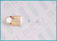 China 18/410 Glass Dropper Bottles Dropper With ABS Material UV Shiny Silver / Gold Cap for sale