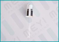 China 18/410 Glass Dropper Bottles Dropper With ABS Material UV Shiny Silver / Gold Cap for sale