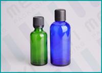 China Color Coated Glass Bottles With Screw Cap And Orifice Reducer For Essential Oil for sale