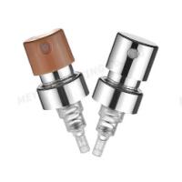 China Custom Logo Gold Or Silver Perfume Mist Sprayer Pump 0.075ml Spray Volume For Crimp Bottle for sale