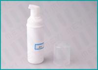 China 60 ML White Solid Color PET Foam Soap Pump Bottle For Hand Wash Liquid for sale
