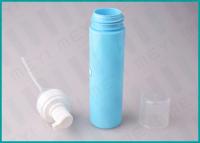 China 250 ML Blue PET Cosmetic Pump Bottle / Liquid Pump Bottle With 43 mm Pump Head for sale