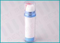 China 25 ML Acrylic Double Wall Lotion Serum Pump Bottle , Plastic Cosmetic Bottles for sale