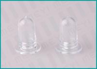 China 18/410 Aluminum Sheathed Glass bottle Dropper With Clear Transparent TPE Bulb for sale