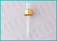 China 20/400 E-liquid Bottle Dropper With Clear TPE Monprene Bulb and Aluminum Collar for sale