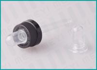 China 20/400 Child Resistant Glass Pipette Dropper With TPE Monprene Clear Bulb for sale