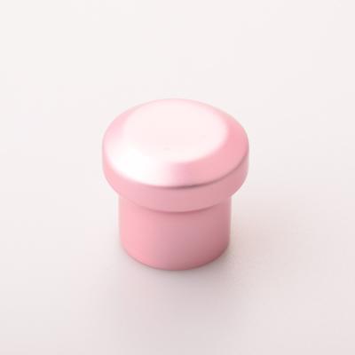 China Electroplated Round Shape Crimp Fragrant Caps Scent Diffuser Covers with Custom Logo for sale