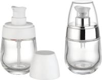 China Pump Closure Glass Foundation Bottle With Color Coating And Surface Handling for sale