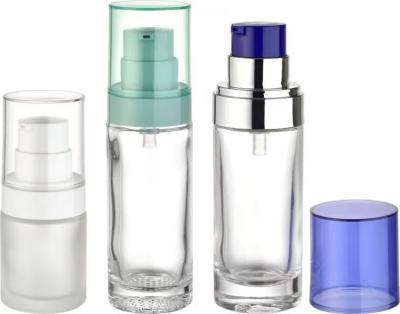 China Smooth Plastic Cosmetic Pump Bottle Ideal For Skin Care Products Smooth Artwork for sale