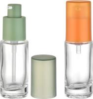 China Controlled Dispensing 0.25ml Dosage Cosmetic Airless Pump Bottle With PP Cap for sale