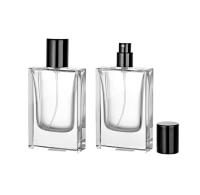 China Screen Printing Decoration Glass Perfume Bottle With Box And Attractive Appearance for sale
