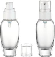 China Transparent Glass Foundation Bottle 0.23 /-0.02ml Ultimate Solution For Perfect Coverage for sale