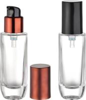 China Compact Design Cosmetic Pump Bottle Total Height 163mm Capacity 30ml for sale