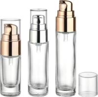 China Transparent 0.23 /-0.02ml Output airless cosmetic pump bottles Leak proof Design for sale