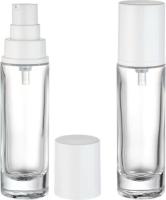 China PP Cap Glass Cosmetic Pump Bottle For 20/410 20mm 18mm Glass Bottle for sale
