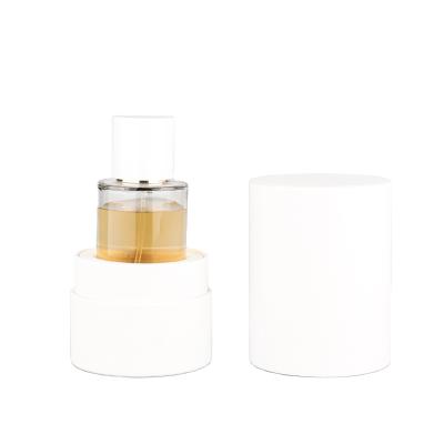 China 50ml Glass Perfume Bottle with Cylinder Box for sale