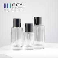 China 50ml Glass Perfume Bottle with Magnetic Cap and Custom Logo for sale