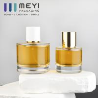 China 50ml Clear Glass Perfume Bottle with Magnetic Cap for sale