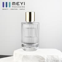 China 100ml Clear Glass Perfume Bottle with Magnetic Cap for sale