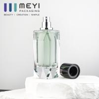 China 70ml Transparent Glass Perfume Bottle with Screen Printing for sale