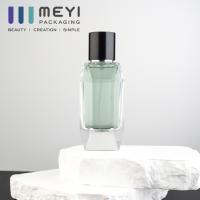 China 70ml Transparent Glass Perfume Bottle with Screen Printing for sale