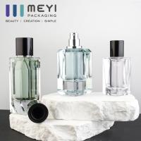 China 70ml Transparent Glass Perfume Bottle with Screen Printing for sale