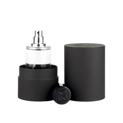 China 50ml Glass Perfume Bottle with Magnetic Cap and Custom Logo for sale