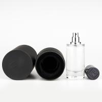 China 50ml Glass Perfume Bottle with Magnetic Cap and Custom Logo for sale