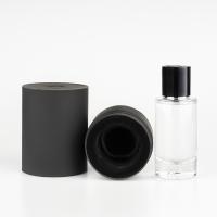 China 50ml Glass Perfume Bottle with Magnetic Cap and Custom Logo for sale