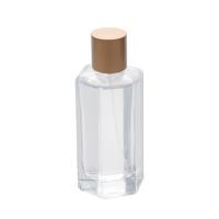 China 100ml Hexagon Perfume Glass Bottle with Pump Sprayer for sale