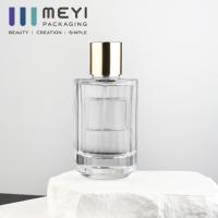 China Magnetic Cap Step Collar for Perfume Spray Round 100Ml Perfume Bottle Glass for sale