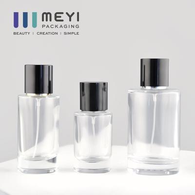 China Custom Frosted Glass Perfume Bottle 30ml 50ml 100ml with Magnetic Cap for sale