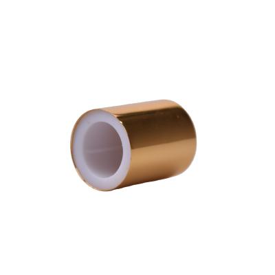 China Gold and Black Color Non Spill Aluminum Perfume Cap with MOQ 10000pcs for FEA 15mm Crimp Pump for sale