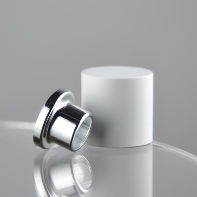 China Magnetic Luxury Perfume Bottle Cap with 15mm Crimp Neck and 28mm Diameter Height for sale