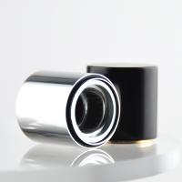 China Cylinder Shape Magnetic Perfume Bottle Cap with Step Collar and Aluminum-Plastic Construction for sale