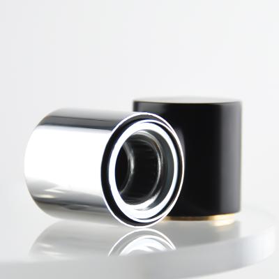 China Cylinder Shape Magnetic Perfume Bottle Cap with Step Collar and Aluminum-Plastic Construction for sale