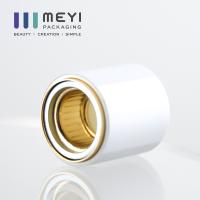 China 15mm Magnetic Perfume Bottle Cap with Shiny Black or White Color Coating for Easy Opening and Closing for sale