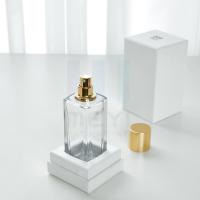 China High Quality Luxury 50ml Perfume Glass Bottle with Magnetic Cap and Paper Box for sale