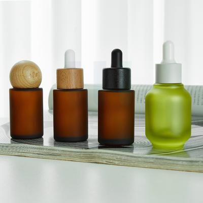 China Screen Printing Glass Dropper Bottles Customized Box Great for Essential Oils Serums Aromatherapy and Skincare Packaging for sale