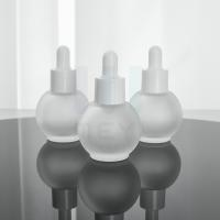 China 30ml Glass Dropper Bottles Round Shape Ideal for Essential Oil Perfume Cosmetic Chemical Packaging and Storage Solutions for sale